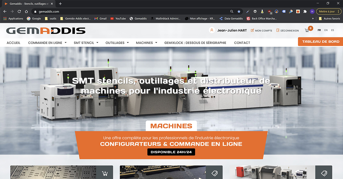 Gemaddis - Stencils, outillages et machines